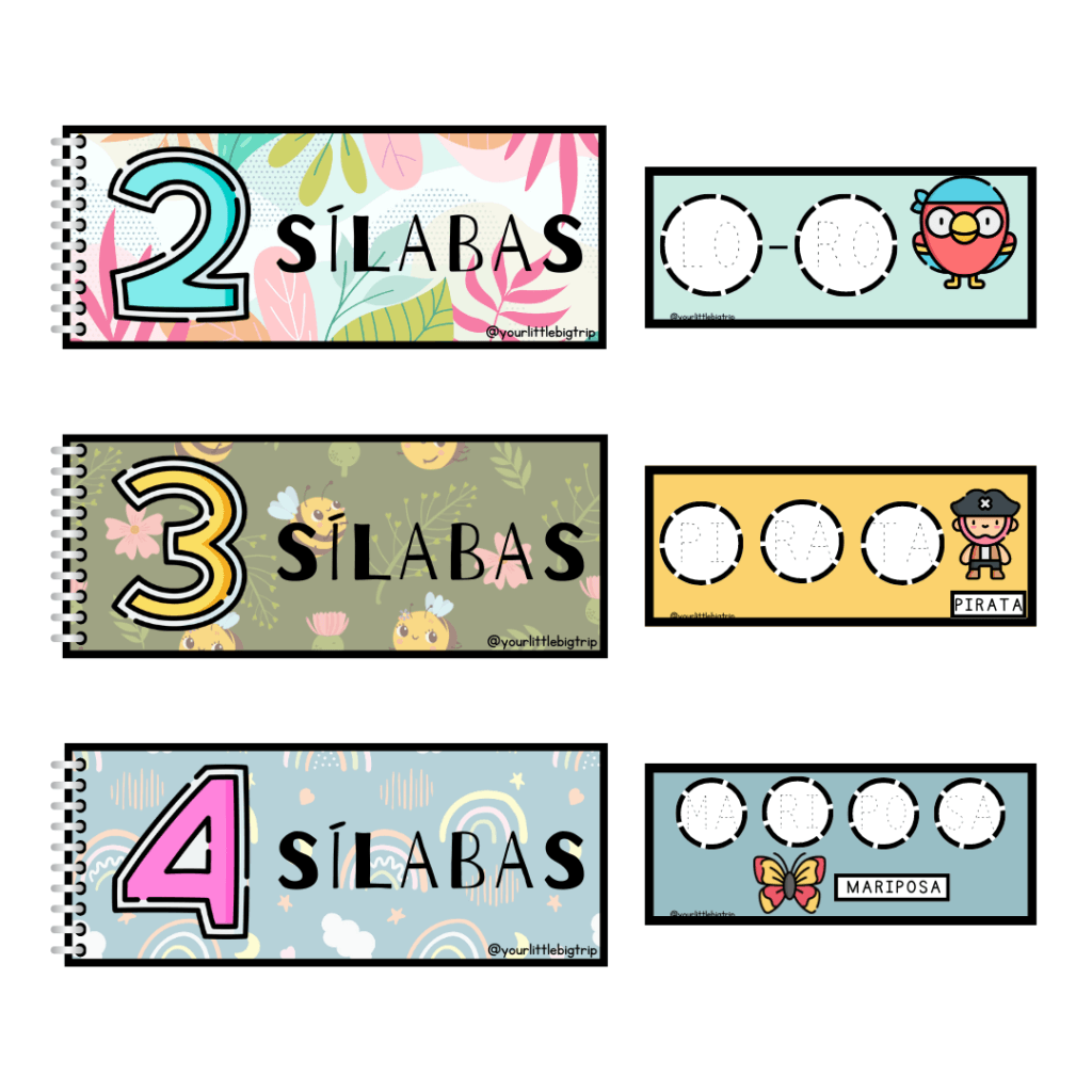 Las sílabas - Yourlittlebigtrip