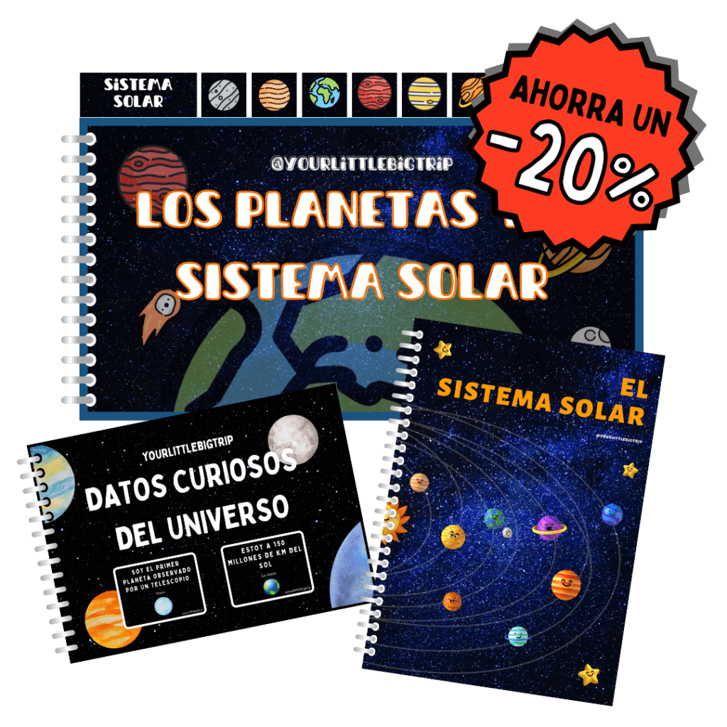 PACK 5 – Planetas y el espacio - Yourlittlebigtrip