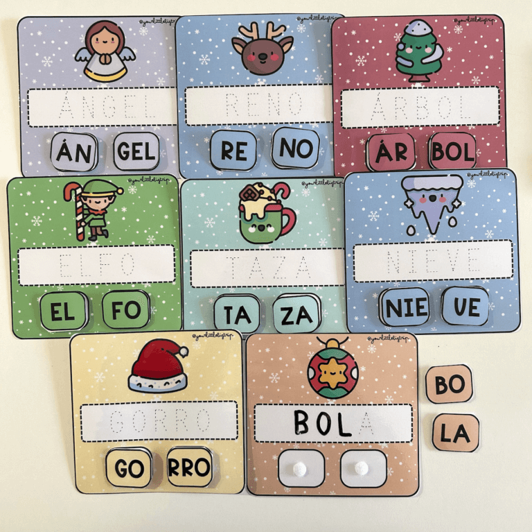 Sílabas navideñas - Yourlittlebigtrip