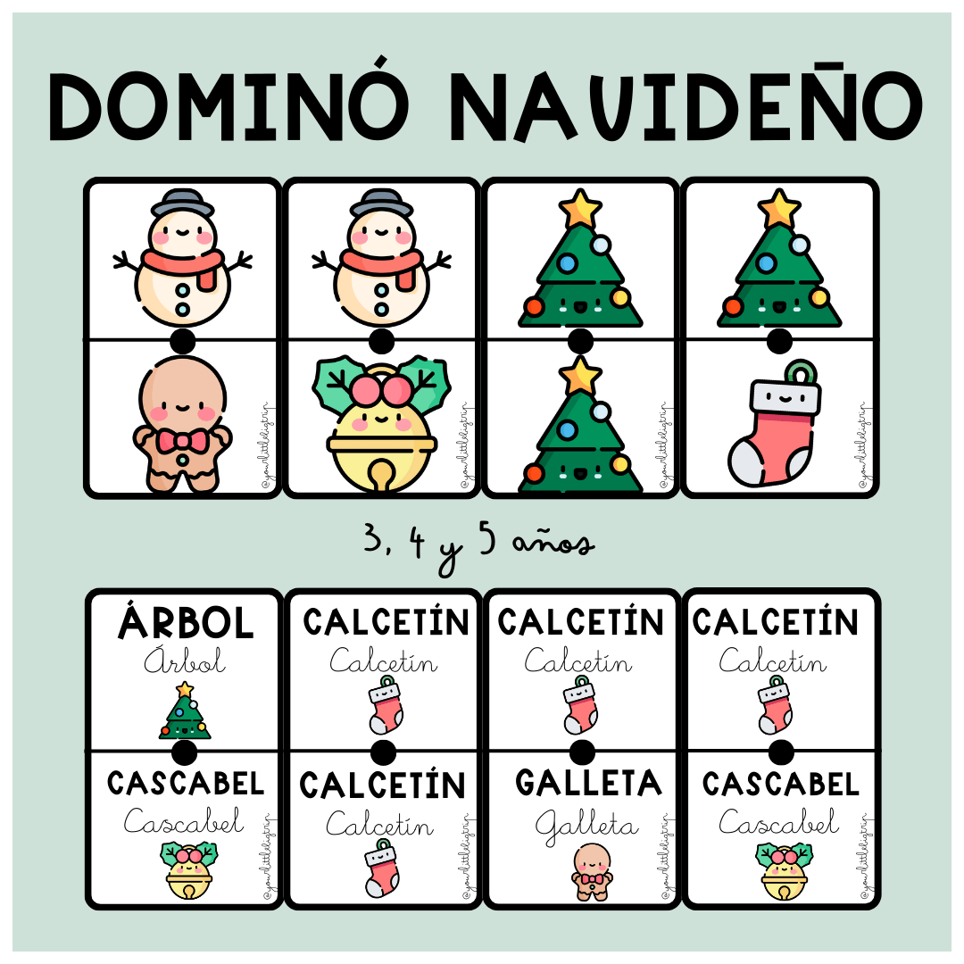 Sílabas navideñas - Yourlittlebigtrip