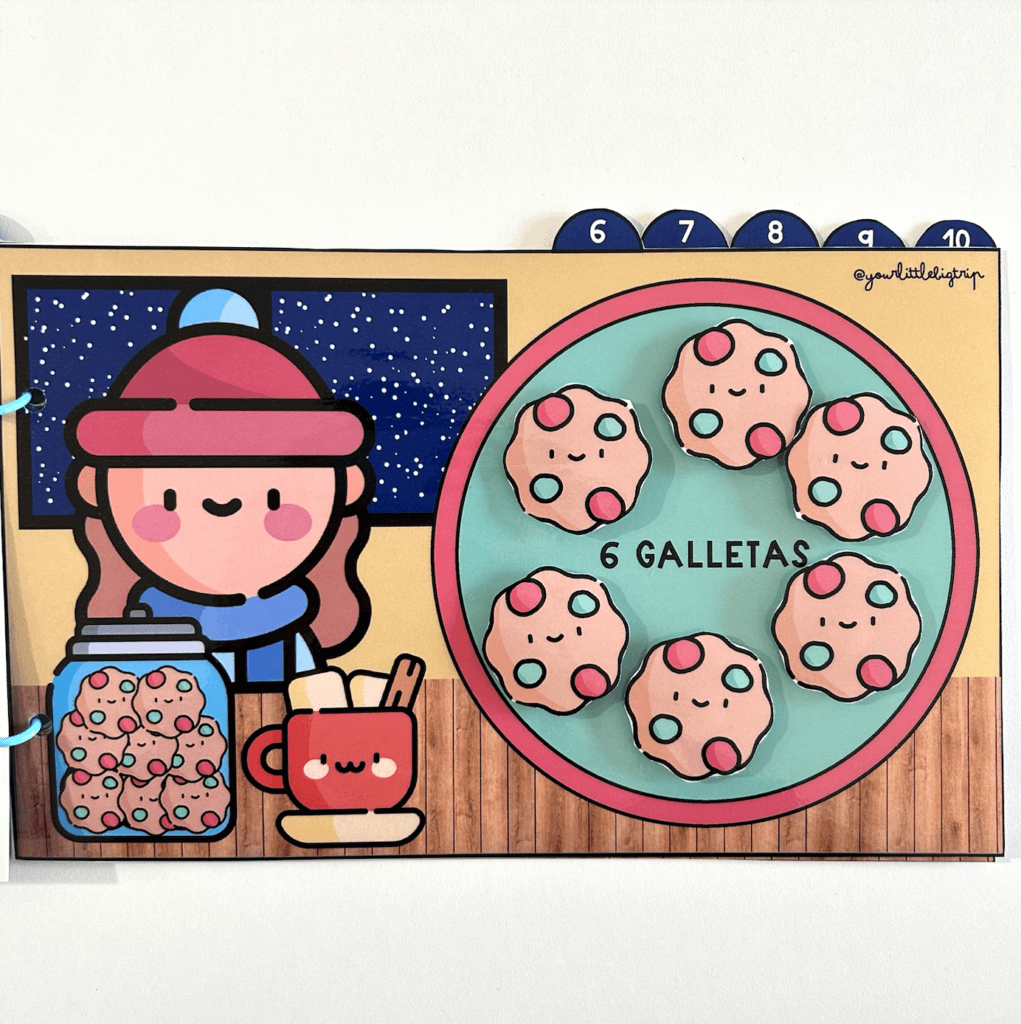 La navidad y los números (del 0 al 10) - Yourlittlebigtrip