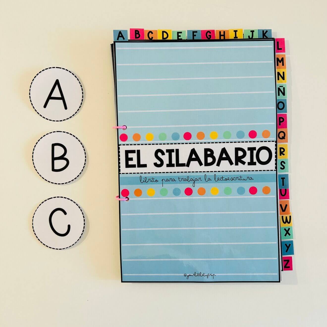 El silabario: Librito para trabajar la lectoescritura - Yourlittlebigtrip