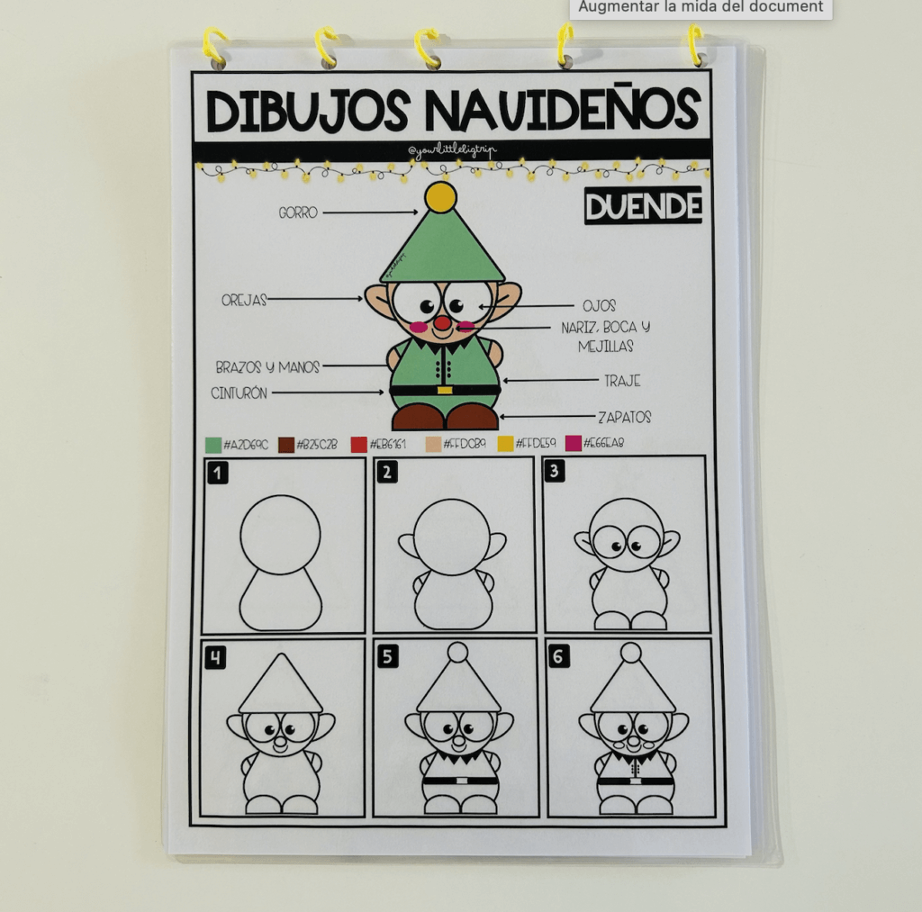 Dibuja la navidad en 6 pasos - Yourlittlebigtrip